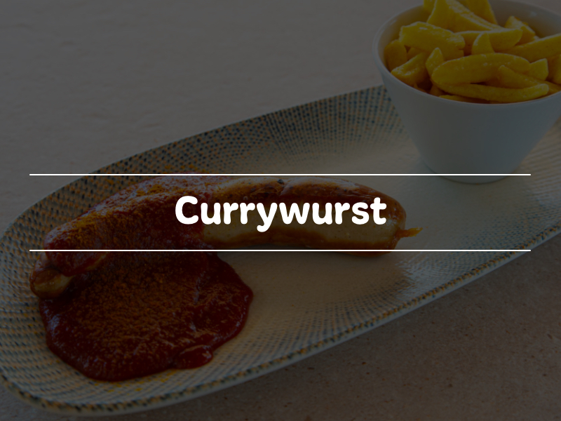 Currywurst Speisekarte | BALUS Cala Ratjada | Mallorca | Menus